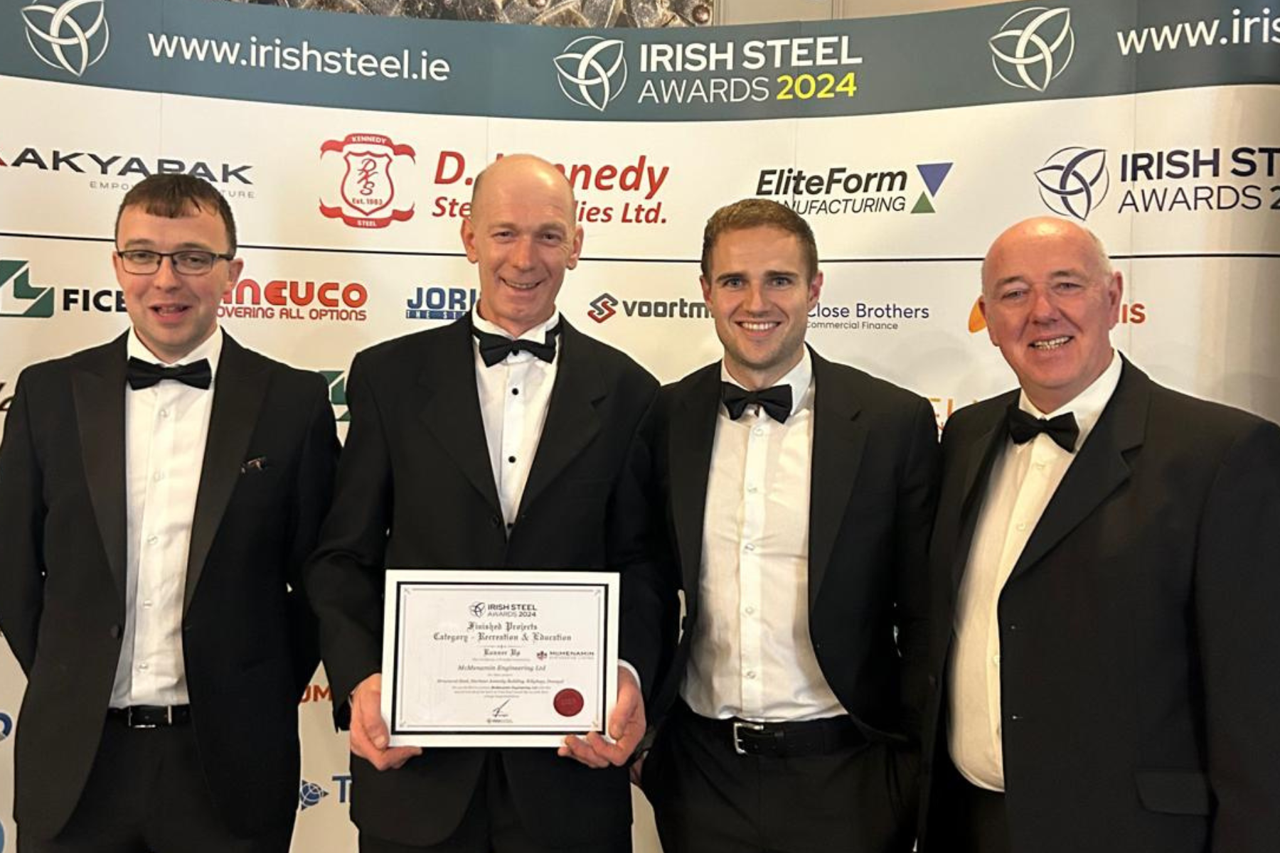 Irish Steel Awards 2024 - McMenamin Engineering
